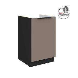 K&uuml;chen-Preisbombe K&uuml;chen Sp&uuml;lenschrank 50 K&uuml;che ARIA Sandgrau matt Anti Fingerprint K&uuml;chenzeile