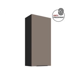 K&uuml;chen-Preisbombe K&uuml;che ARIA H&auml;ngeschrank 50 cm H&ouml;he 90 cm Sandgrau K&uuml;chenzeile Anti Fingerprint