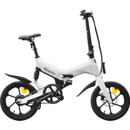 SachsenRAD E-Faltrad F12 Klapprad Ebike Elektrofahrrad Titansilber 16 Zoll