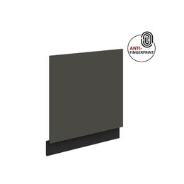 K&uuml;chen-Preisbombe Frontblende f&uuml;r integrierten Geschirrsp&uuml;ler 60 cm ARIA Graphite + Schwarz matt