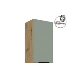 K&uuml;chen-Preisbombe K&uuml;chen H&auml;ngeschrank 40 K&uuml;che ARIA Aquamarin matt K&uuml;chenzeile Anti Fingerprint