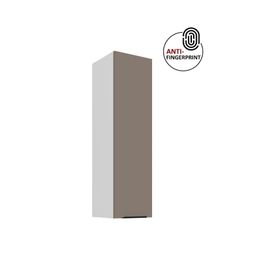 K&uuml;chen-Preisbombe K&uuml;che ARIA H&auml;ngeschrank 30 cm H&ouml;he 90 cm Sandgrau K&uuml;chenzeile Anti Fingerprint