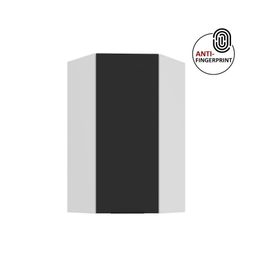 K&uuml;chen-Preisbombe K&uuml;che ARIA Eckh&auml;ngeschrank 60 cm, H&ouml;he 90 Schwarz K&uuml;chenzeile Anti Fingerprint