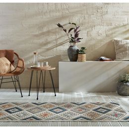 Outdoor-L&auml;ufer Orient Natur-Bunt 80 x 230 cm - LAGAN KADIMA DESIGN