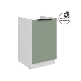 K&uuml;chen-Preisbombe K&uuml;chen Sp&uuml;lenschrank 50 K&uuml;che ARIA Aquamarin matt Anti Fingerprint K&uuml;chenzeile