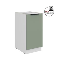 K&uuml;chen-Preisbombe K&uuml;chen Unterschrank 40 cm K&uuml;che ARIA Aquamarin matt Anti Fingerprint K&uuml;chenzeile