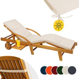 Detex Auflage Sunlounger Creme 195x55x5cm