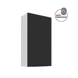 K&uuml;chen-Preisbombe K&uuml;che ARIA H&auml;ngeschrank 60 cm H&ouml;he 90 cm Schwarz K&uuml;chenzeile Anti Fingerprint