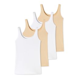 Schiesser Damen Tr&auml;gertop Uncover 4er Pack