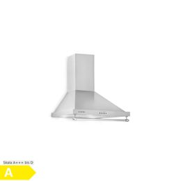 Klarstein Montblanc 60 Dunstabzugshaube 610m&sup3;/h 165W 2x1,5W LED Reling Silbergrau