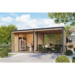 Karibu Gartenhaus Sacramento 38mm Hybrid in versch. Ausf&uuml;hrungen