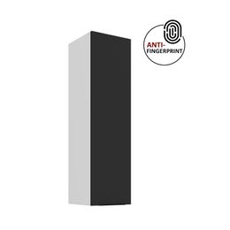K&uuml;chen-Preisbombe K&uuml;che ARIA H&auml;ngeschrank 30 cm H&ouml;he 90 cm Schwarz K&uuml;chenzeile Anti Fingerprint