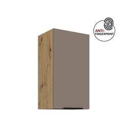 K&uuml;chen-Preisbombe K&uuml;chen H&auml;ngeschrank 40 K&uuml;che ARIA Sandgrau matt K&uuml;chenzeile Anti Fingerprint