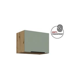 K&uuml;chen-Preisbombe K&uuml;chen H&auml;ngeschrank 50 K&uuml;che ARIA Aquamarin matt K&uuml;chenzeile Anti Fingerprint
