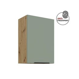 K&uuml;chen-Preisbombe K&uuml;chen H&auml;ngeschrank 50 K&uuml;che ARIA Aquamarin matt K&uuml;chenzeile Anti Fingerprint