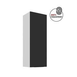 K&uuml;chen-Preisbombe K&uuml;che ARIA H&auml;ngeschrank 40 cm H&ouml;he 90 cm Schwarz K&uuml;chenzeile Anti Fingerprint