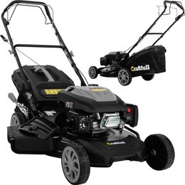 Craftfull Premium Benzin-Rasenm&auml;her CR-196-30, 190cm&sup3; Motor, DF-Leichtlaufgetriebe, 4,4 kW (Schwarz/Grau)