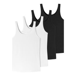 Schiesser Damen Tr&auml;gertop Uncover 4er Pack