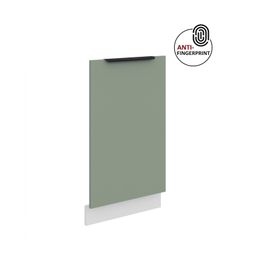 K&uuml;chen-Preisbombe Frontblende f&uuml;r vollintegrierten Geschirrsp&uuml;ler 45 cm ARIA Aquamarin matt