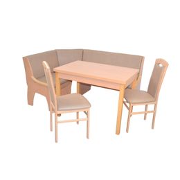 m&ouml;bel direkt online 4tlg. Eckbankgruppe 125x165 cm Schenkelma&szlig;
