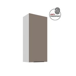 K&uuml;chen-Preisbombe K&uuml;che ARIA H&auml;ngeschrank 50 cm H&ouml;he 90 cm Sandgrau K&uuml;chenzeile Anti Fingerprint