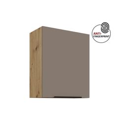 K&uuml;chen-Preisbombe K&uuml;chen H&auml;ngeschrank 60 K&uuml;che ARIA Sandgrau matt K&uuml;chenzeile Anti Fingerprint