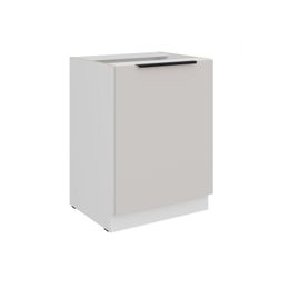 K&uuml;chen-Preisbombe K&uuml;chen Unterschrank 60 cm COMO Kaschmir + Wei&szlig; K&uuml;che K&uuml;chenzeile K&uuml;chenblock