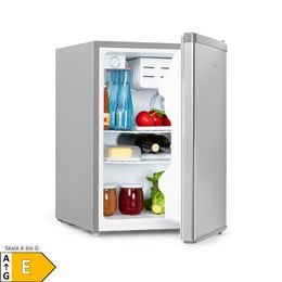 Klarstein Cool Kid Mini-K&uuml;hlschrank mit 4-L-Gefrierfach 66 Liter 41dB Silbergrau