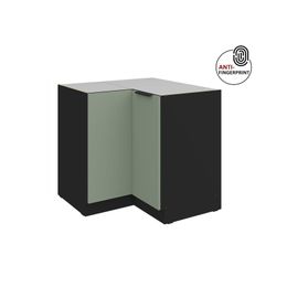 K&uuml;chen-Preisbombe K&uuml;chen Eckschrank 90x90 K&uuml;che ARIA Aquamarin matt Anti Fingerprint K&uuml;chenzeile