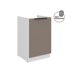 K&uuml;chen-Preisbombe K&uuml;chen Sp&uuml;lenschrank 50 K&uuml;che ARIA Sandgrau matt Anti Fingerprint K&uuml;chenzeile
