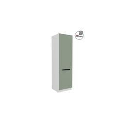 K&uuml;chen-Preisbombe K&uuml;chen Hochschrank 60 cm K&uuml;che ARIA Aquamarin matt Anti Fingerprint K&uuml;chenzeile