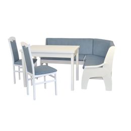 m&ouml;bel direkt online 4tlg. Eckbankgruppe 125x165 cm Schenkelma&szlig;