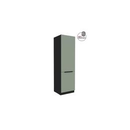 K&uuml;chen-Preisbombe K&uuml;chen Hochschrank 60 cm K&uuml;che ARIA Aquamarin matt Anti Fingerprint K&uuml;chenzeile
