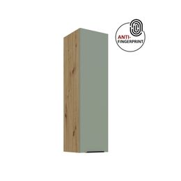 K&uuml;chen-Preisbombe K&uuml;che ARIA H&auml;ngeschrank 30 cm H&ouml;he 90 cm Aquamarin K&uuml;chenzeile Anti Fingerprint