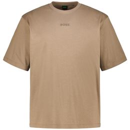 Herren Gro&szlig;e Gr&ouml;&szlig;en | BOSS T-Shirt aus Baumwolle Farbe hellgr&uuml;n Gr&ouml;&szlig;e: 4XL