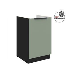 K&uuml;chen-Preisbombe K&uuml;chen Sp&uuml;lenschrank 50 K&uuml;che ARIA Aquamarin matt Anti Fingerprint K&uuml;chenzeile