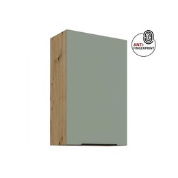 K&uuml;chen-Preisbombe K&uuml;che ARIA H&auml;ngeschrank 50 cm H&ouml;he 90 cm Aquamarin K&uuml;chenzeile Anti Fingerprint