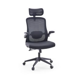 MyBuero Home Office B&uuml;rostuhl Vertuflex Stoff / Netzstoff mit abklappbaren Armlehnen