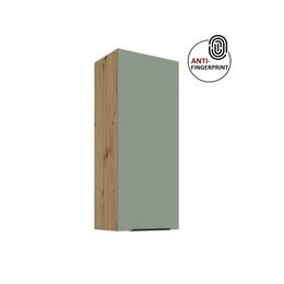 K&uuml;chen-Preisbombe K&uuml;che ARIA H&auml;ngeschrank 45 cm H&ouml;he 90 cm Aquamarin K&uuml;chenzeile Anti Fingerprint