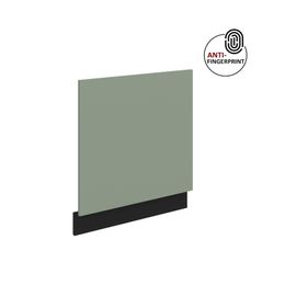 K&uuml;chen-Preisbombe Frontblende f&uuml;r integrierten Geschirrsp&uuml;ler 60 cm ARIA Aquamarin + Schwarz matt