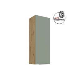 K&uuml;chen-Preisbombe K&uuml;che ARIA H&auml;ngeschrank 40 cm H&ouml;he 90 cm Aquamarin K&uuml;chenzeile Anti Fingerprint