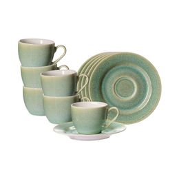 Ritzenhoff & Breker Ritzenhoff & Breker Espressotassen mit Untertassen Borneo 90 ml 6er Set