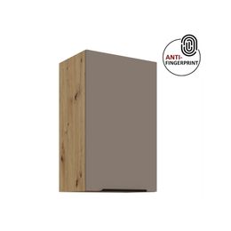 K&uuml;chen-Preisbombe K&uuml;chen H&auml;ngeschrank 45 K&uuml;che ARIA Sandgrau matt K&uuml;chenzeile Anti Fingerprint