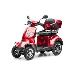 ECONELO Seniorenmobil P4000, Lithium-Akku, 25 km/h, 1000 Watt, Rot