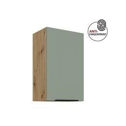 K&uuml;chen-Preisbombe K&uuml;chen H&auml;ngeschrank 45 K&uuml;che ARIA Aquamarin matt K&uuml;chenzeile Anti Fingerprint