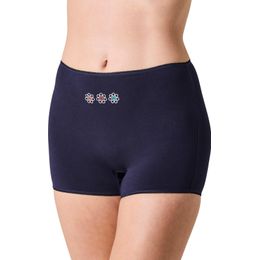 w&auml;schepur Damen Panty marine + marine-bedruckt Gr&ouml;&szlig;e 38