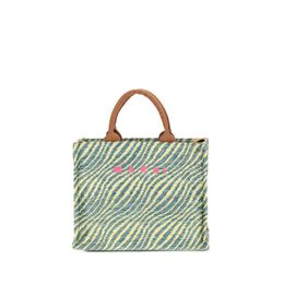 Marni Mehrfarbige Stoff-Schultertasche