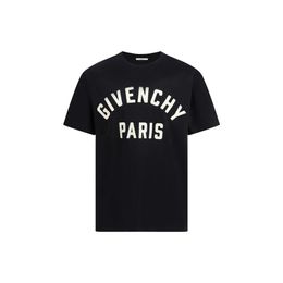 Givenchy Schwarzes Baumwoll-T-Shirt