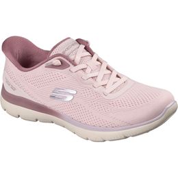 Skechers Summits Sweet Skies Damen Mauve Mesh/Pinke Akzent Sneaker