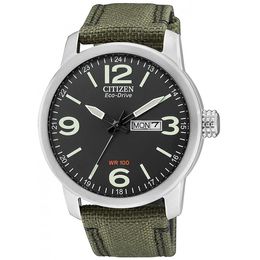 Citizen Gr&uuml;n Herren Armbanduhr BM8470-11EE